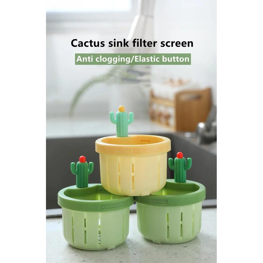 Multi-Functional Cactus Sink Filter Screen Kitchen Anti Clogging ...