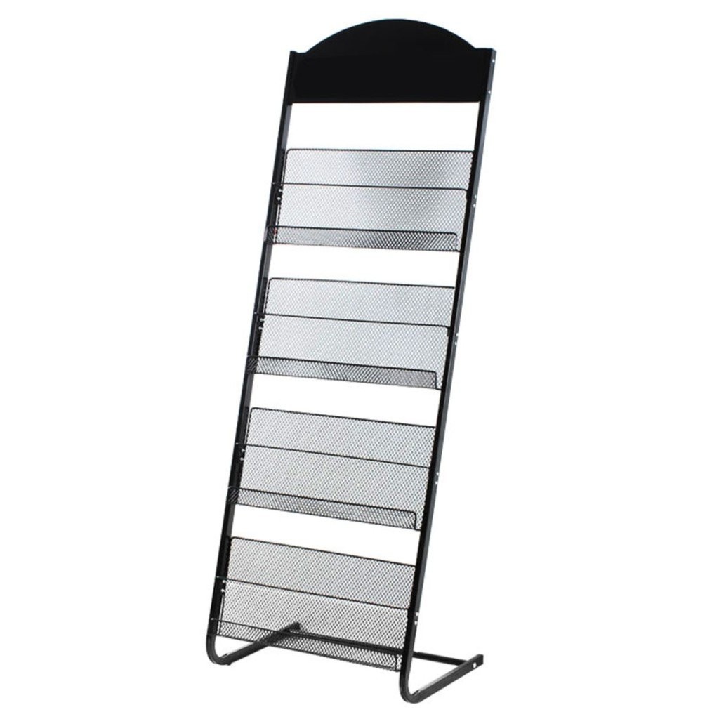Magazine Rack Promotional Material Rack Floor Iron Art Display Rack ...