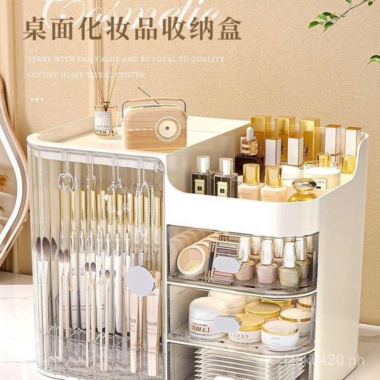 Mask Display Stand with a High-End Feel UJUH Dressing Table Makeup Box ...