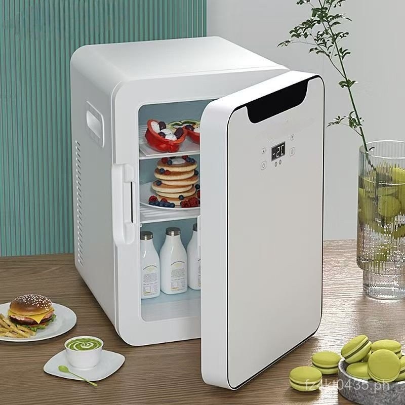 Portable Mini Fridge for Home and Student Dormitory, Dual-use for Home ...