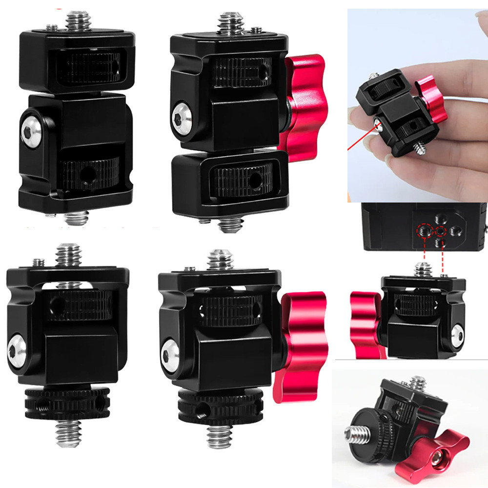 XT-XINTE 180+360 Degree Swivel & Tilt Monitor Holder EVF Mount Quick ...