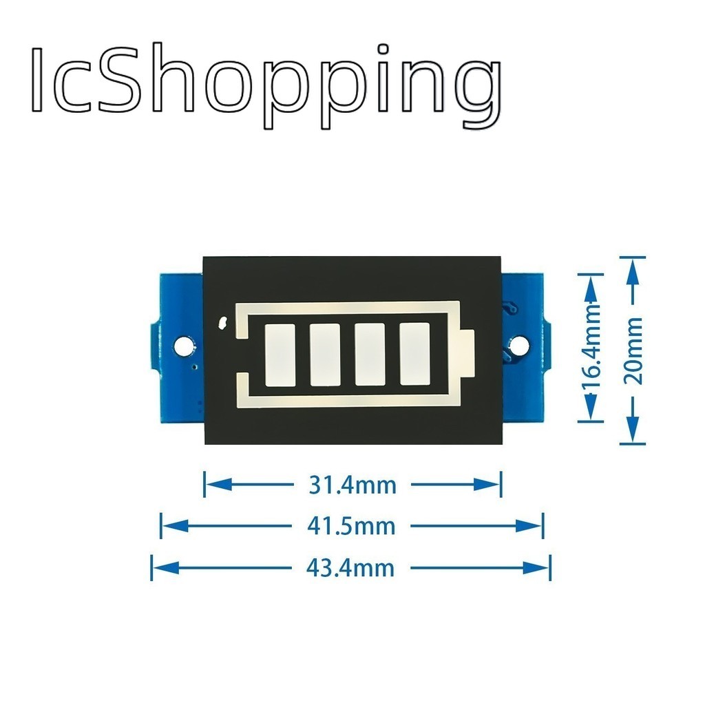 1S 2S 3S 4S 6S 7S 4 Series Lithium Battery Capacity Indicator Module 16 ...