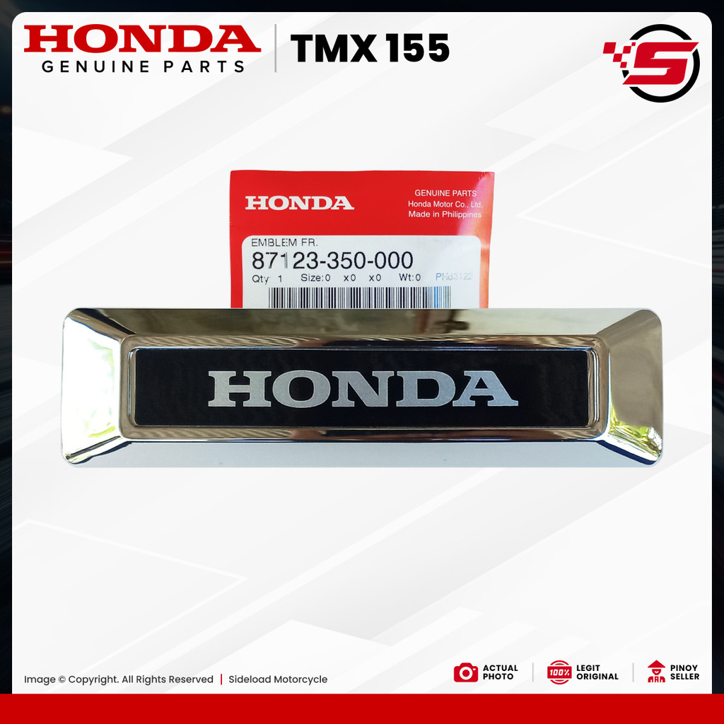 Emblem - TMX 155 - Honda Genuine (87123-350-000) | Shopee Philippines