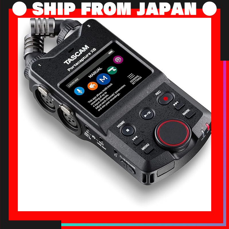 TASCAM Portacapture X6 32-bit float 96kHz (high-resolution) 6-track ...