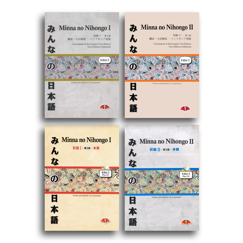Minna No Nihongo I & Ii (Translation & Grammar Information Indonesian ...
