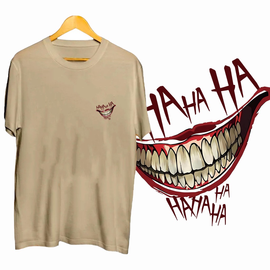 HAHAHA: Unisex Cototton Round NeckT-Shirt with 220 GSM Fabric | Shopee ...