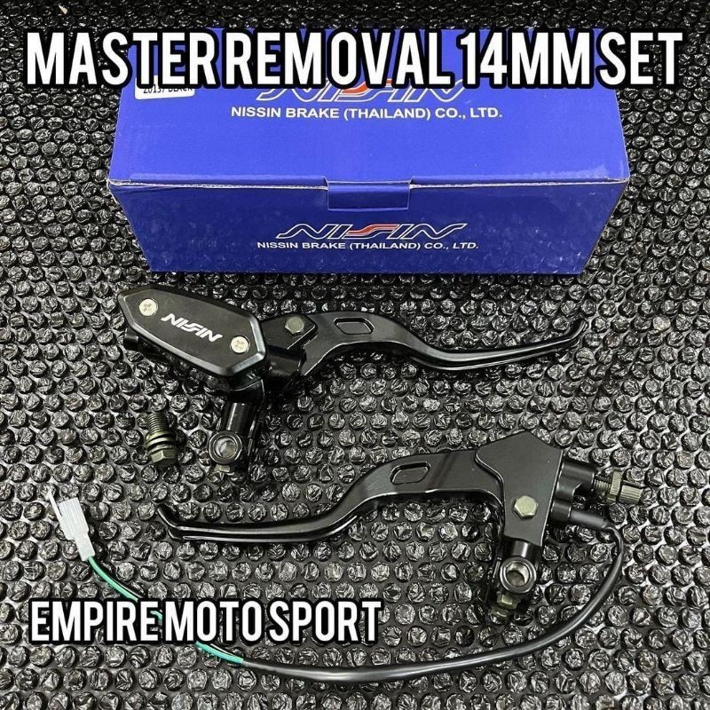 Nissin brake master oval tube RCB model 1set left right universal PNP ...