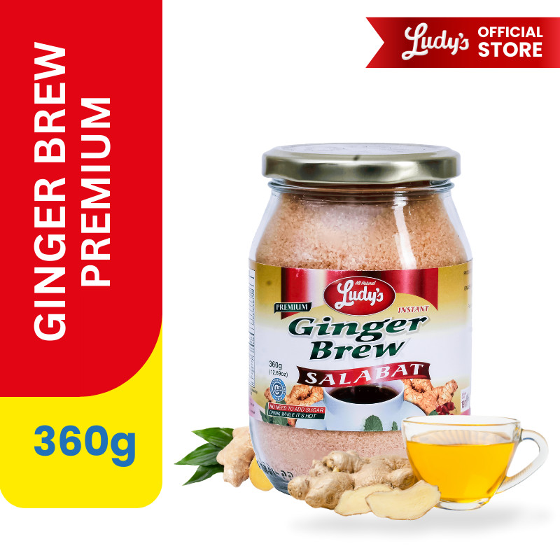 LUDY'S Salabat Ginger Brew Premium Instant 360g (Healthy Ginger Brew ...