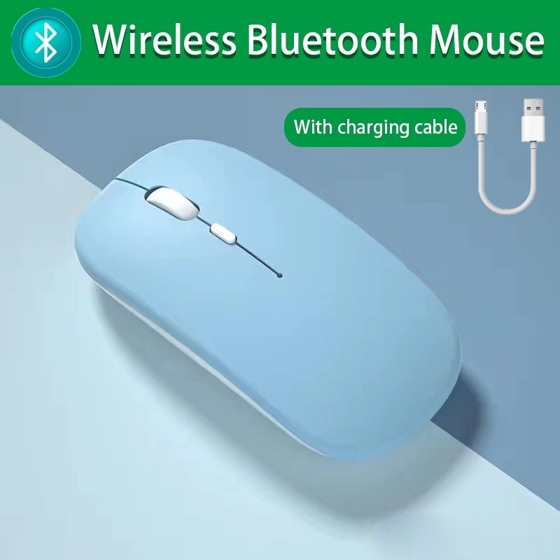 Wireless Mouse Laptop Bluetooth Rechargeable Silent Tablet Phone ...