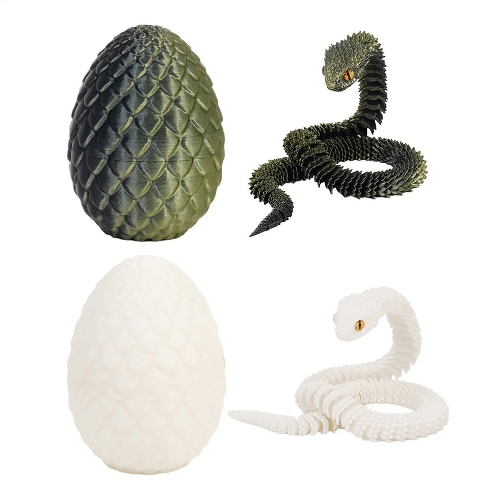 Flexible Snake Egg Toys Flexible Articulated Fidget Snake Toy Articular ...