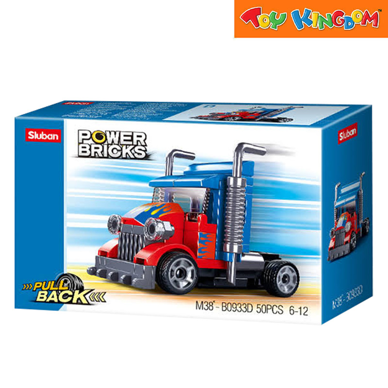 Sluban Power Bricks Pull Back 50pcs Building Set | Shopee Philippines