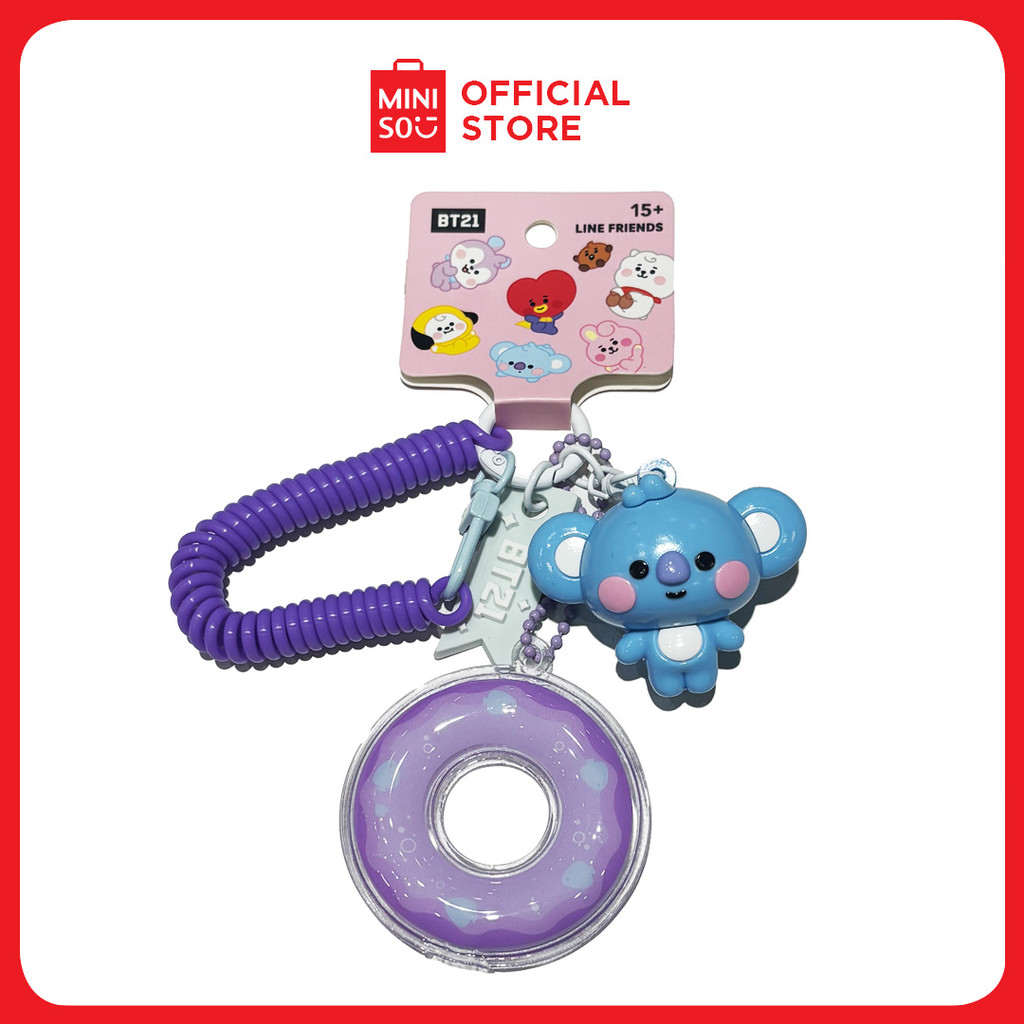 MINISO BT21 BABY Collection Pool Party 3D Keychain KOYA | Shopee ...