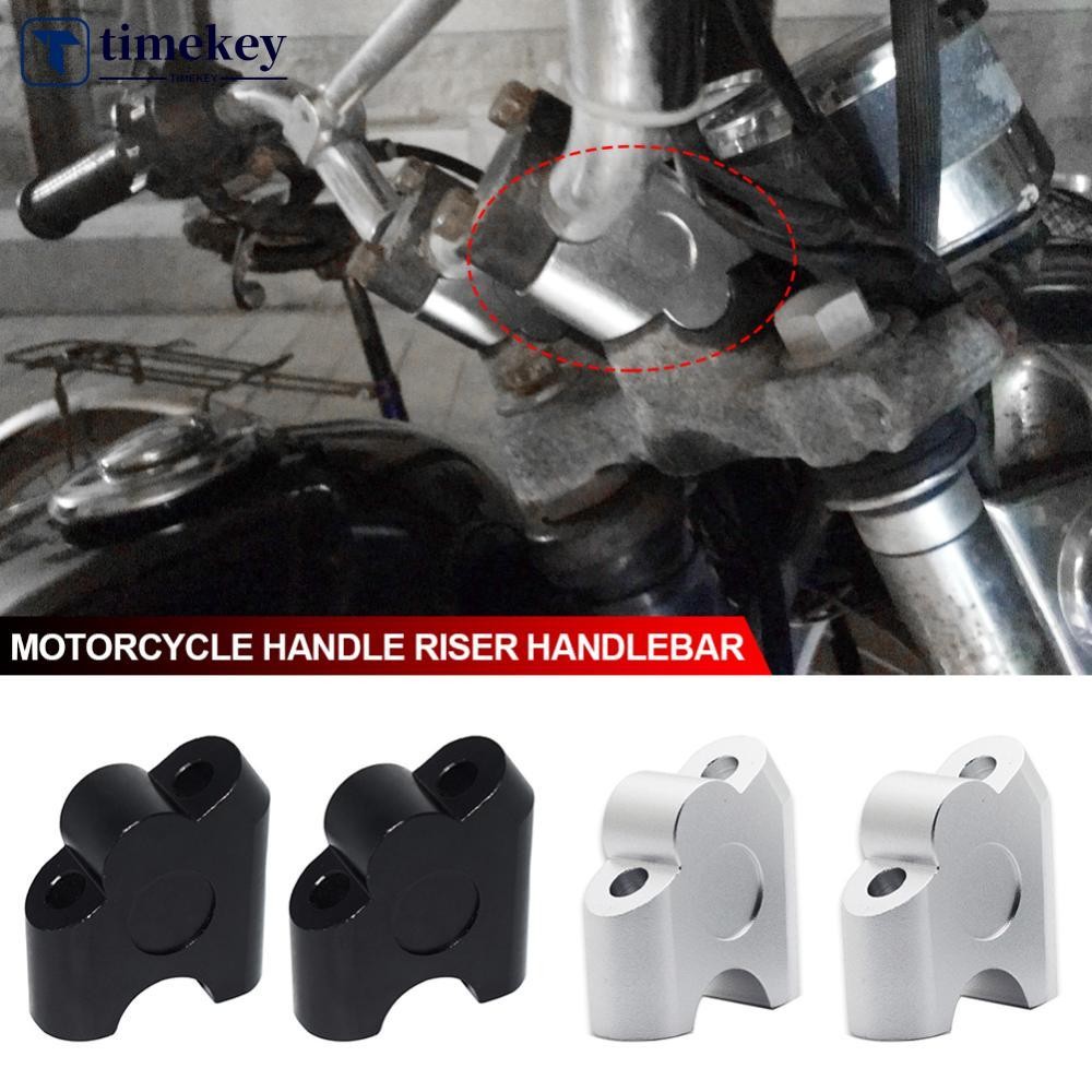 TIMEKEY 2Pcs Universal Motorcycle Handle Riser 22mm Handlebar Clamp ...