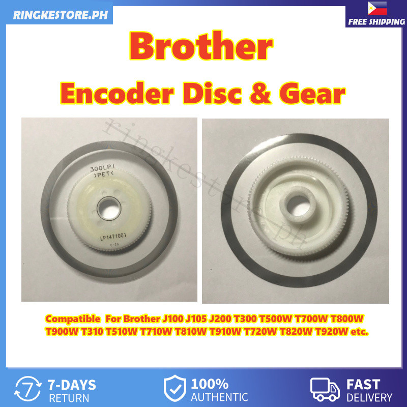 Encoder Disc w/ Gear for Brother Printer t300 J100 J200 T300 T310 T420 ...