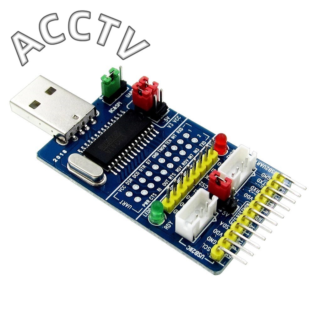 CH341A USB to SPI I2C IIC UART TTL ISP Serial Adapter Module EPP/MEM ...