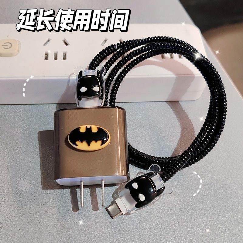 Bat Man Silicone Charger Protective Case For IPhone 12 13 14 Pro Max ...