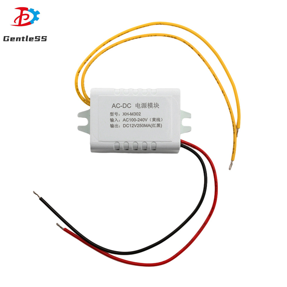 XH-M302 12V 3W Small Switching Power Supply Module AC110-220V Input DC12V 250MA Output | Shopee ...