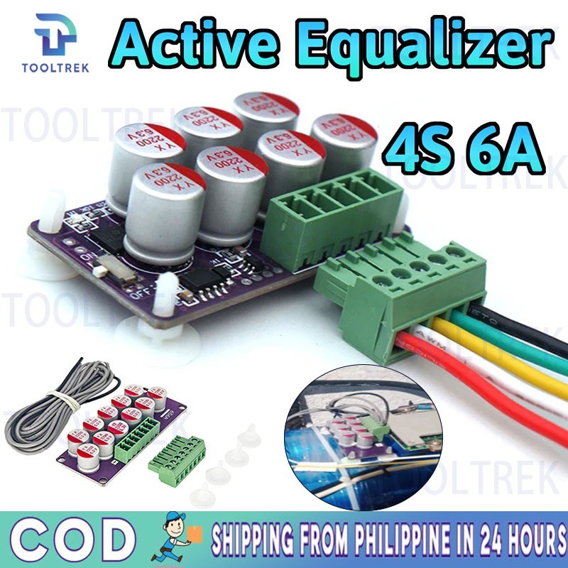 4S 6S 6A Active Equalizer Whole Group Balancer Lifepo4 Lithium Active Battery Energy Transfer ...