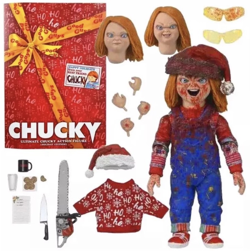 Christmas Ver. Child's Play Action Figure Chucky NECA Good Guys ...