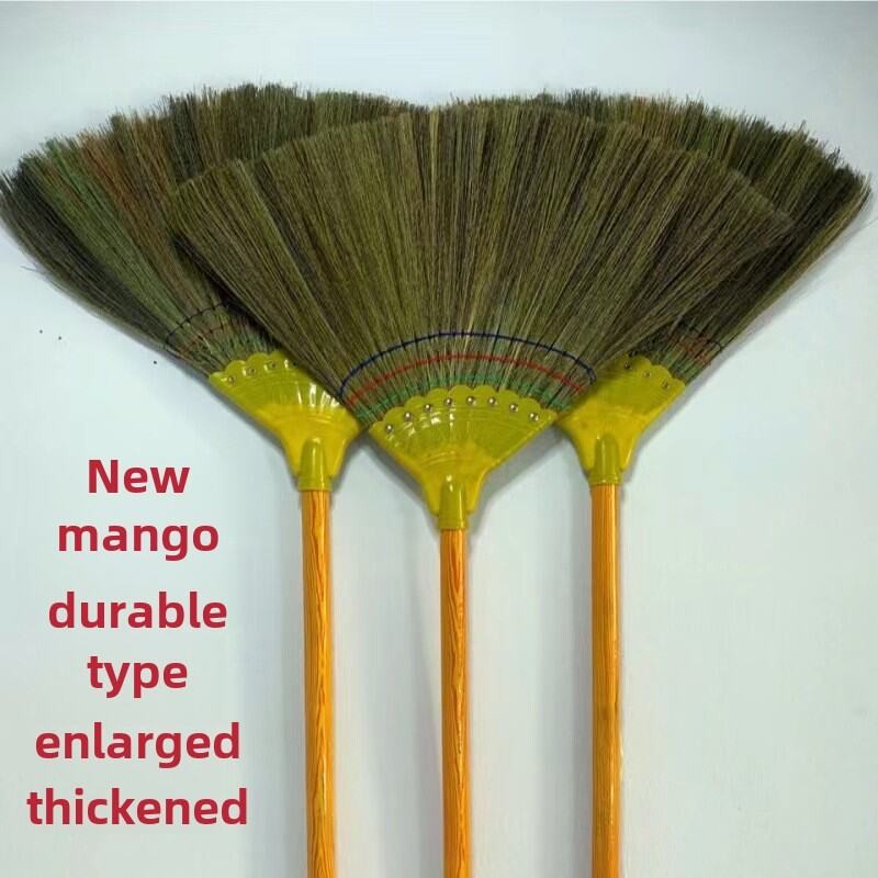 Natural Broom Single Broom Bean Bag Soft Fur Mango Grass for Home ...