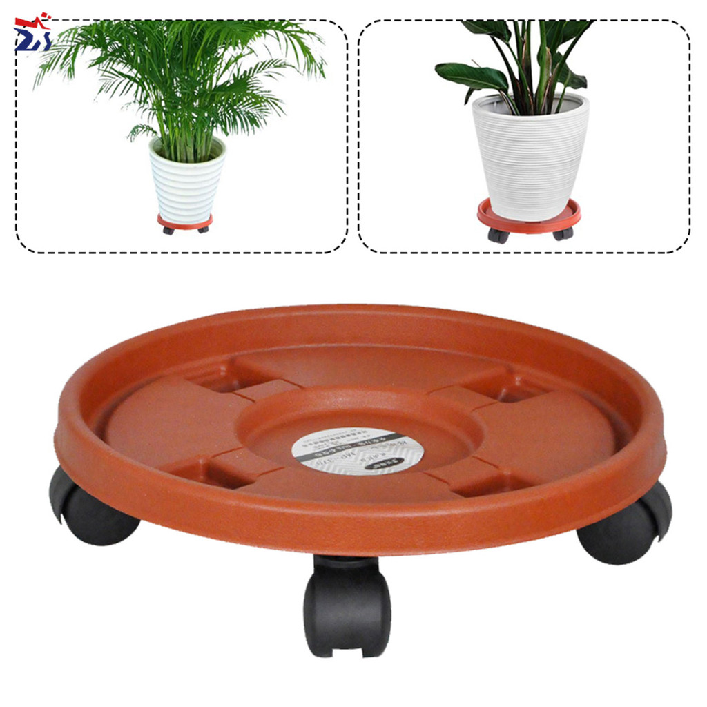 MZ Movable plant stand flower pot tray, with universal wheels, heavy ...