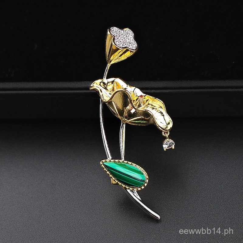 Elegant Vintage Floral Brooch for Women High-end Exquisite Temperament ...