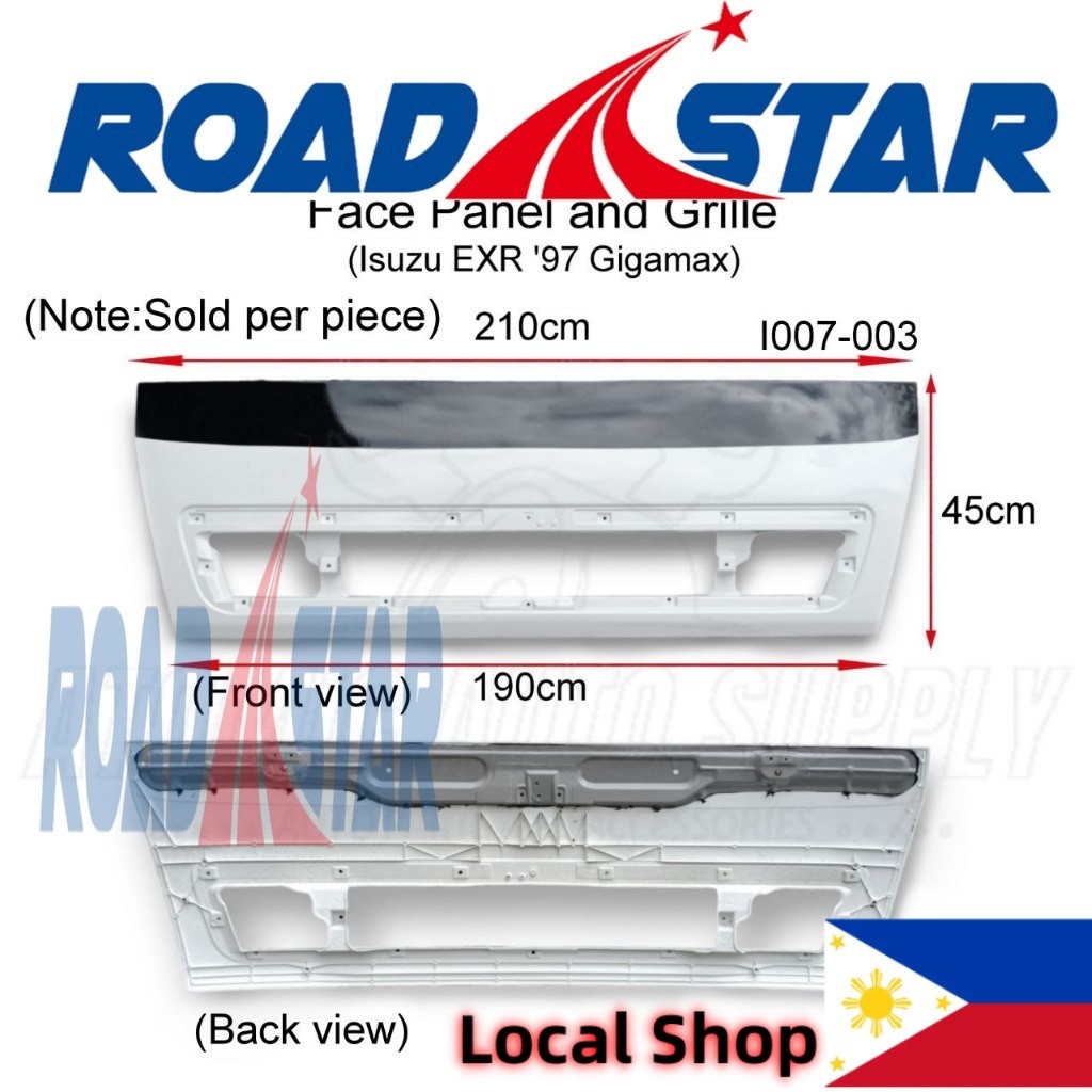 FACE PANEL AND FACE PANEL GRILLE FOR ISUZU EXR (FACE PANEL / FACE PANEL ...