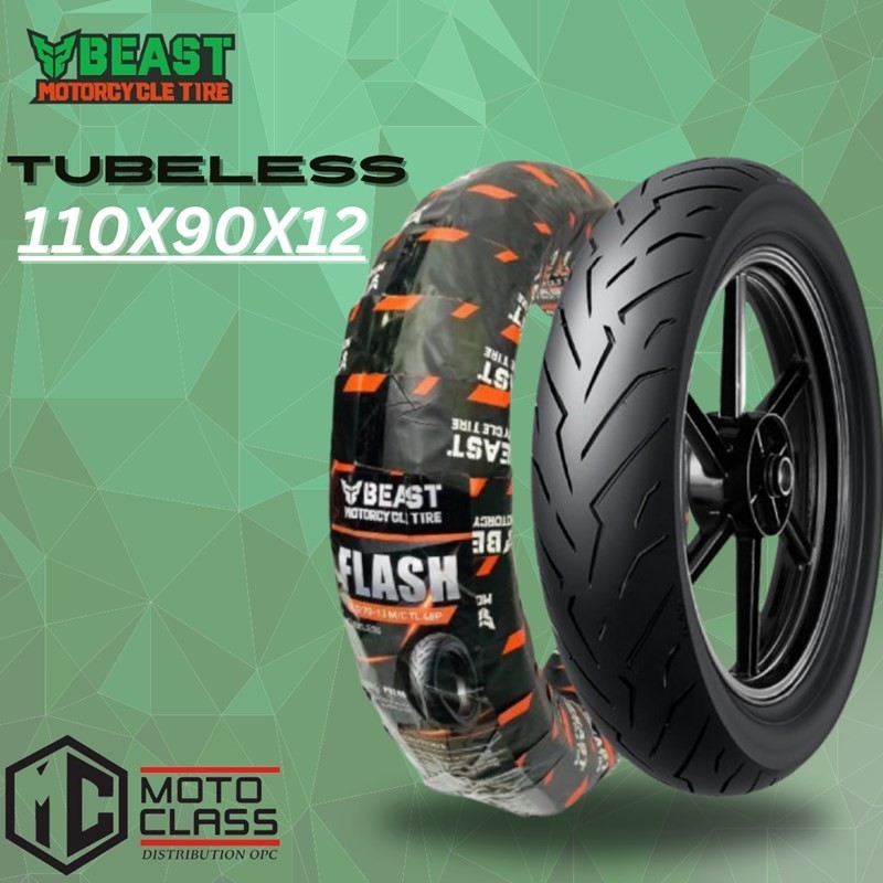 BEAST TUBELESS FLASH BY12 | Shopee Philippines