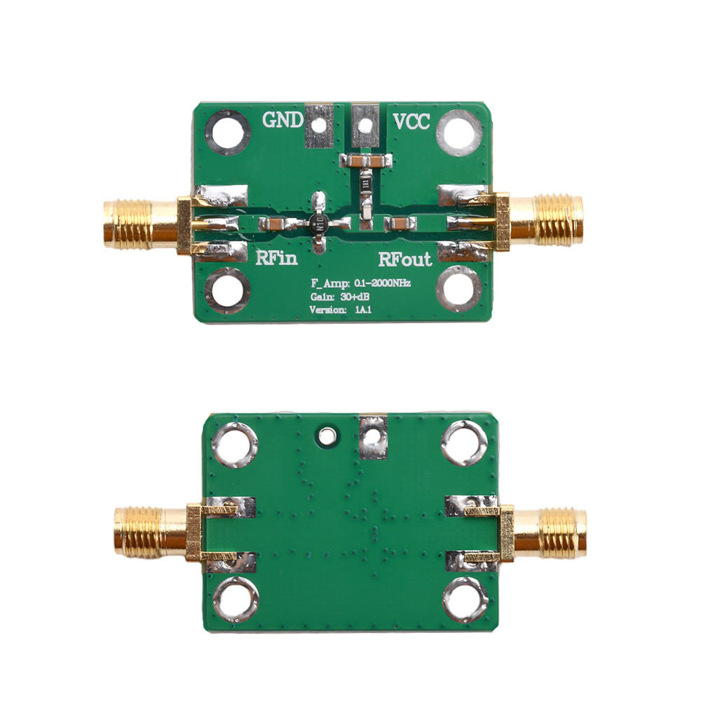 DC6V-12V LNA 1-2000MHz Wideband High Frequency RF Low Noise ...