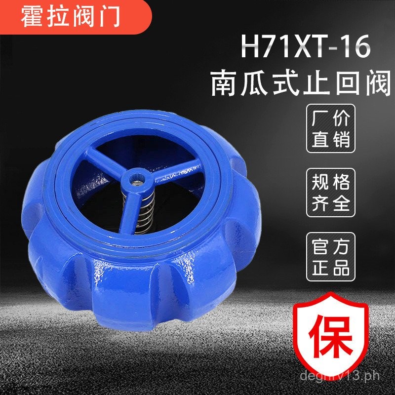H71XT-16Pumpkin Clip-On Silencer Check Valve Spring Pumpkin Type Check ...