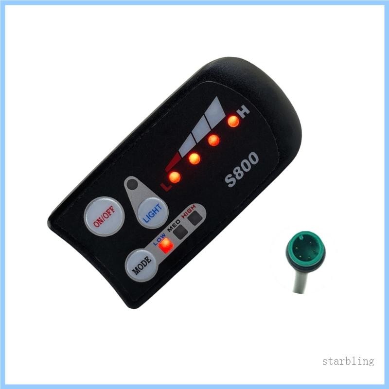 Star S800 LED LCD Meter Electric Bike Control Panel Display Board ...