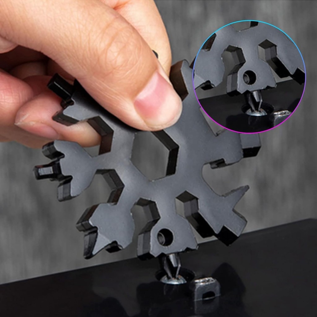 Snowflake Multi Tool Stainless Steel Flat Snowflake Screwdriver Kit Wrench | Shopee Philippines