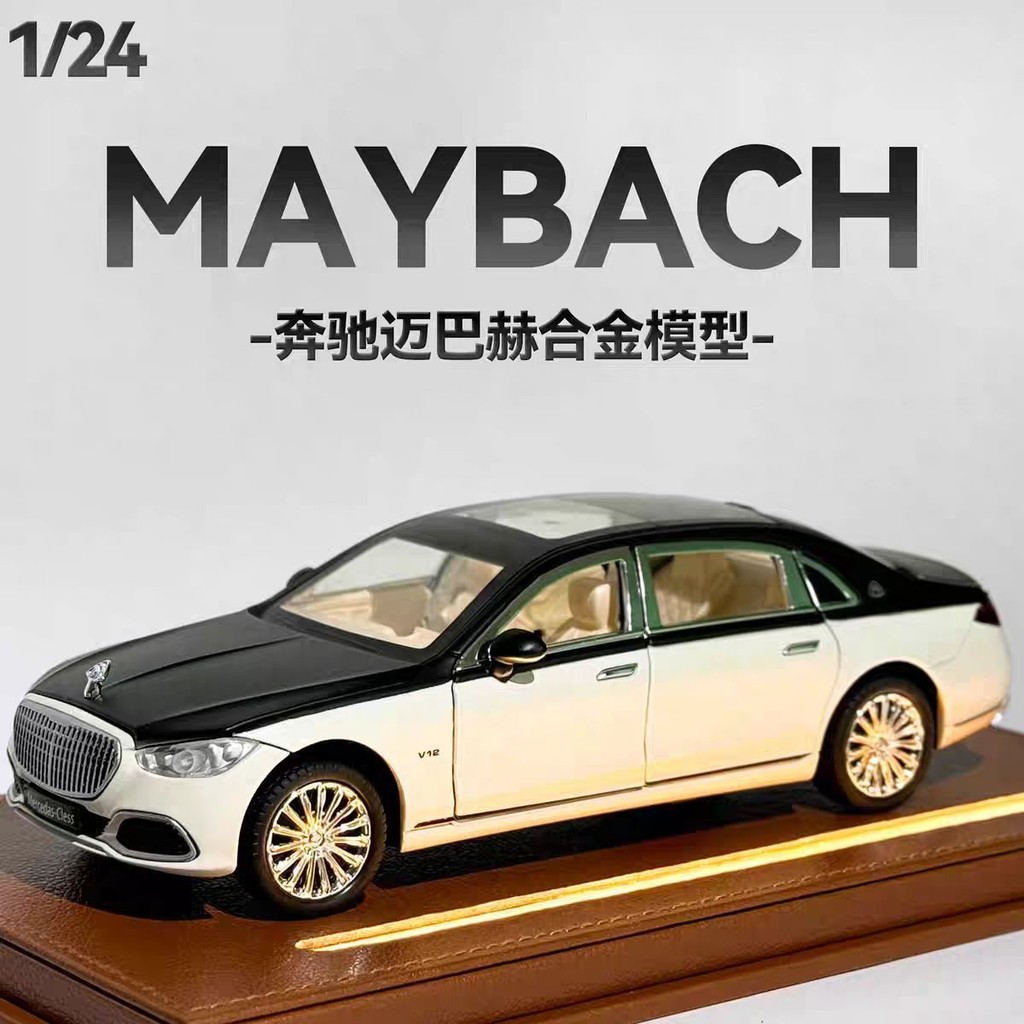 1:24 Mercedes-Benz Maybach S680 Car Model - Die-cast Metal Luxury Car ...