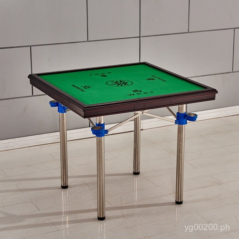 Spot Goods Hand Rub Manual Mahjong Table Household Simple Folding ...