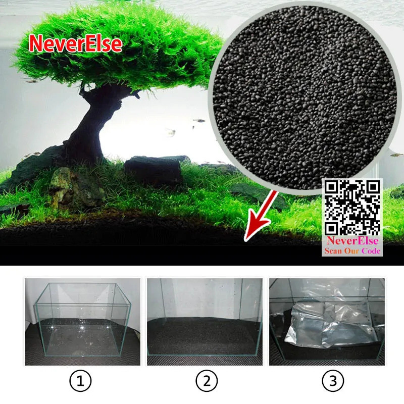 Ready StockPremium Nature Aquatic Soil for Aquarium Soil, Aquarium Substrate for Aquatic Plants ...