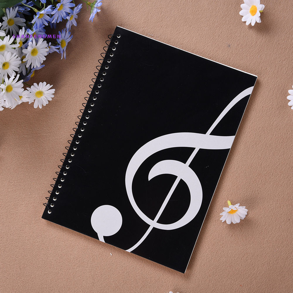 SFH-50 Pages Music Sheet Spiral Notebook Stave Staff Manuscript Paper ...