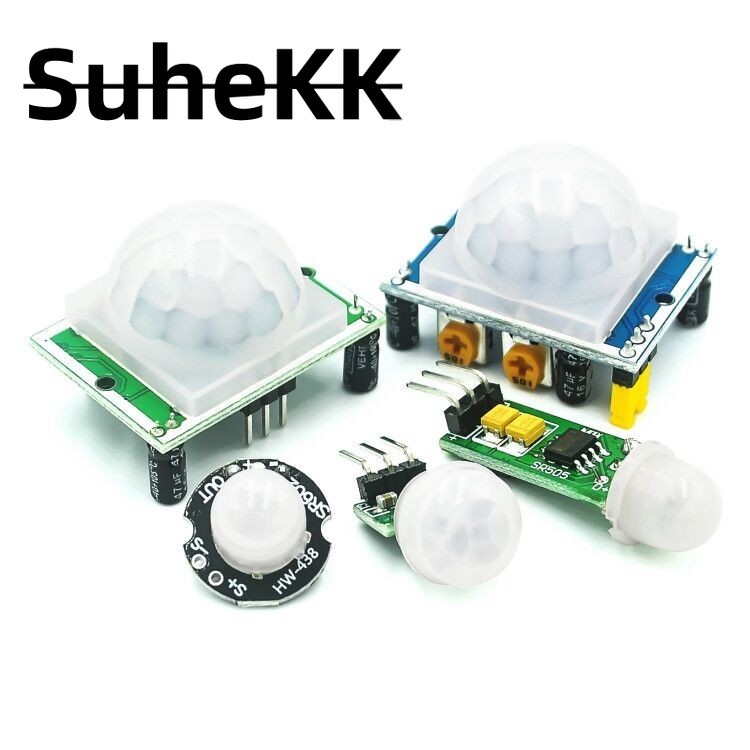 1PCS HC-SR501 HC-SR505 SR602 AM312 Adjust IR Pyroelectric Infrared PIR ...