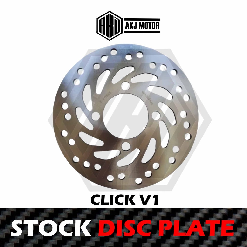 STOCK DISC PLATE 190MM FOR HONDA CLICK125i V1 V2/BEAT FI,CARB (4HOLES ...