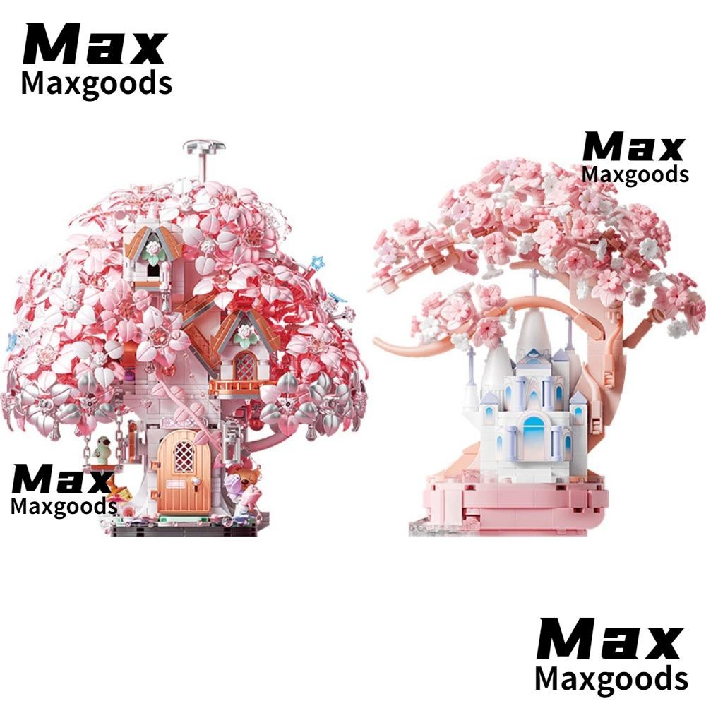 MAXG Micro Building Blocks, Fantasy Cherry Blossom Season Sakura Tree ...