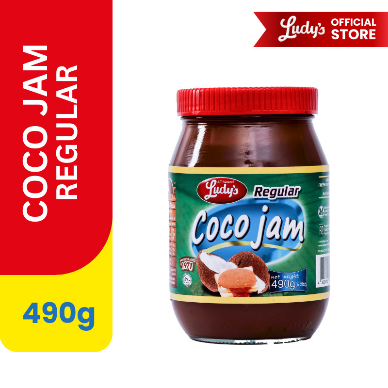 LUDY'S Coco Jam Regular 490g (Rich & Sweet Coco Goodness Coconut Jam ...