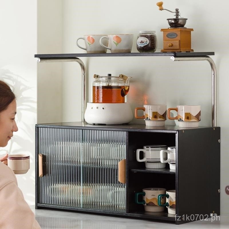Water Cup Office Desktop Tea Room Display Stand Storage Cabinet Coffee ...