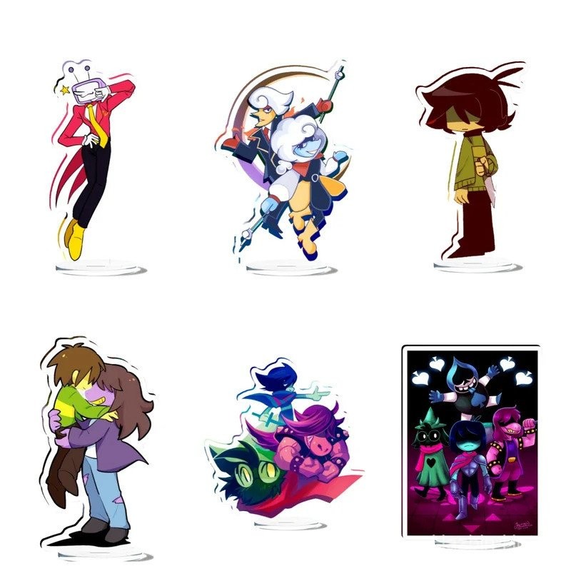 Deltarune Tenna Kris Acrylic Stand Model Plate Decoration Originality ...