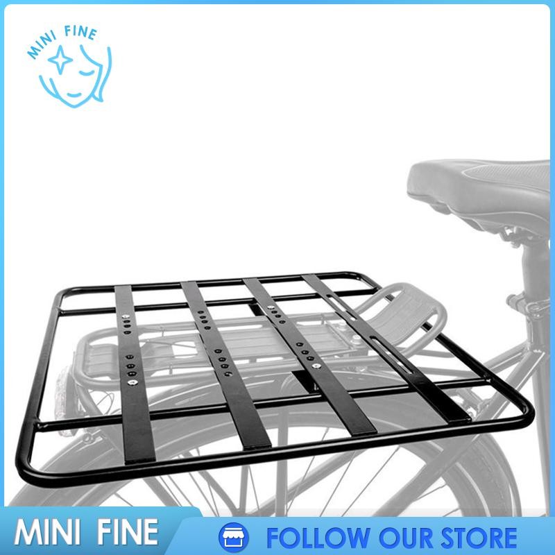 [ Bike Back Shelf Bike Rear Rack Detachable Outdoor Carrier Mountain ...