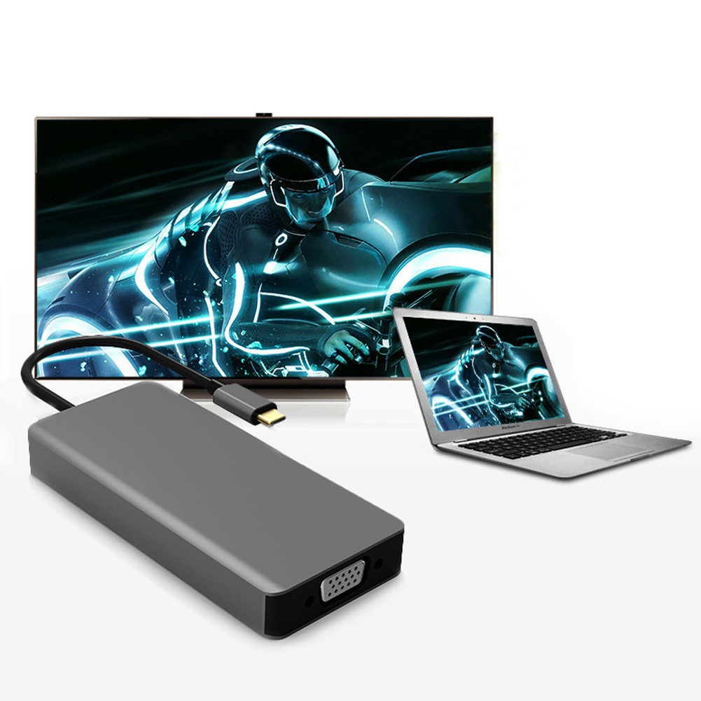 Eleganthome Docking Station Multi-Function Converter Hub Keyboard ...