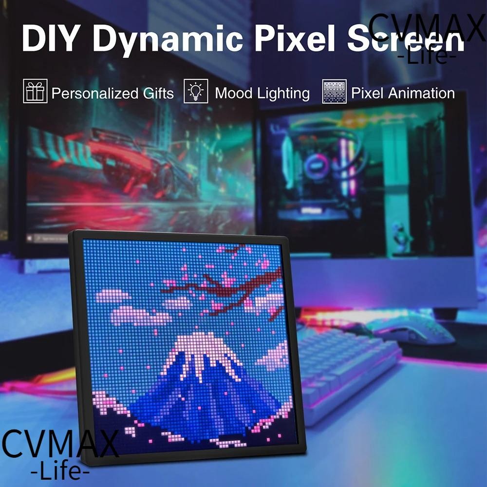 CMAX LED Pixel Matrix Display, APP Control Art Display Bluetooth Smart ...