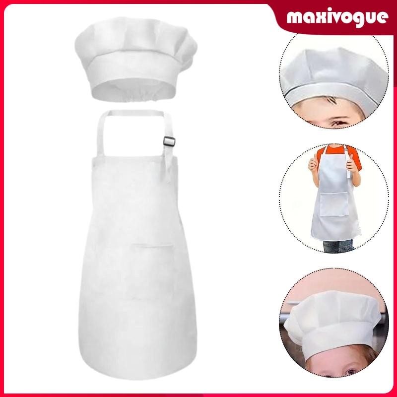 [Maxivogue] Children Chef Apron School Kitchen Dress up Classroom ...