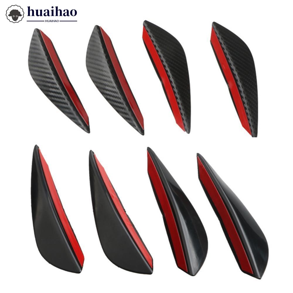 HUAIHAO 4Pcs Car Front Bumper Lip Decoration Diffuser Shunt Fin Body ...