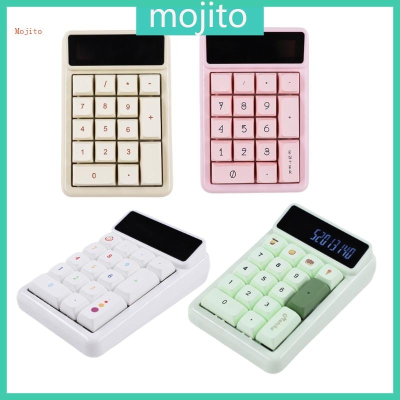 Mojito 17Keys Numpad Mechanical Numeric Keyboard Hot Swappable with Calculator Auto Sleep ...
