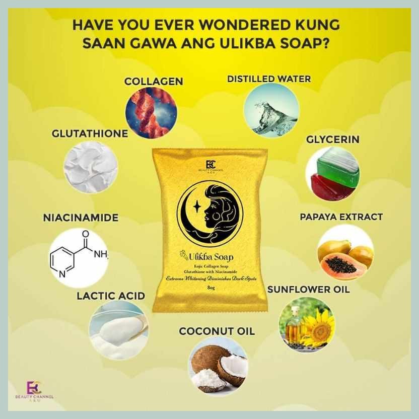 ULIKBA>re;Kojic*mX{Collagen,Dd!Soap[rj!with[bI!Niacinamide[ha!and[iI ...