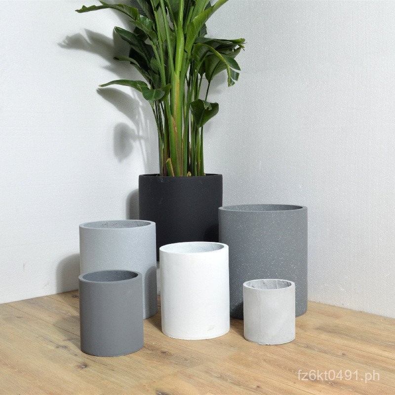 Bird of Paradise Breathable Large Nordic Flower Pot Round Floor Light ...